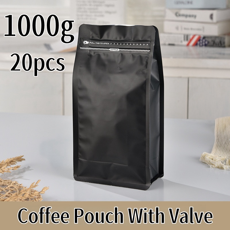20pc 1000g Coffee Pouch/Stand Up Pouch With Zip Lock/Cpack Stand Up ...