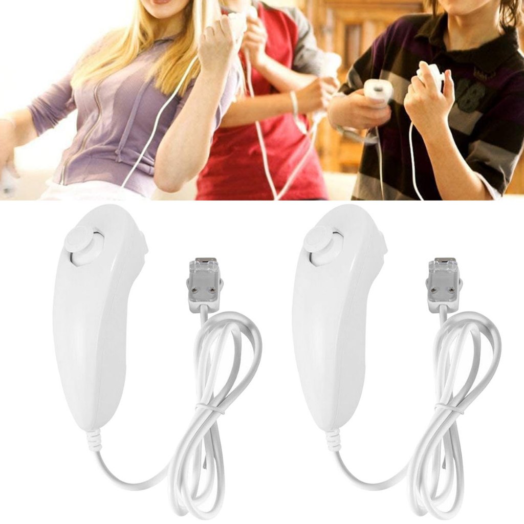 2024 New For Nintendo Game Hand Curved Game For Wii Gamepad Accessories ...