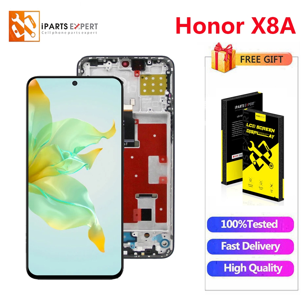 IPARTSEXPERT Original LCD For Honor X8a LCD CRT-LX1 CRT-LX2 CRT-LX3 ...