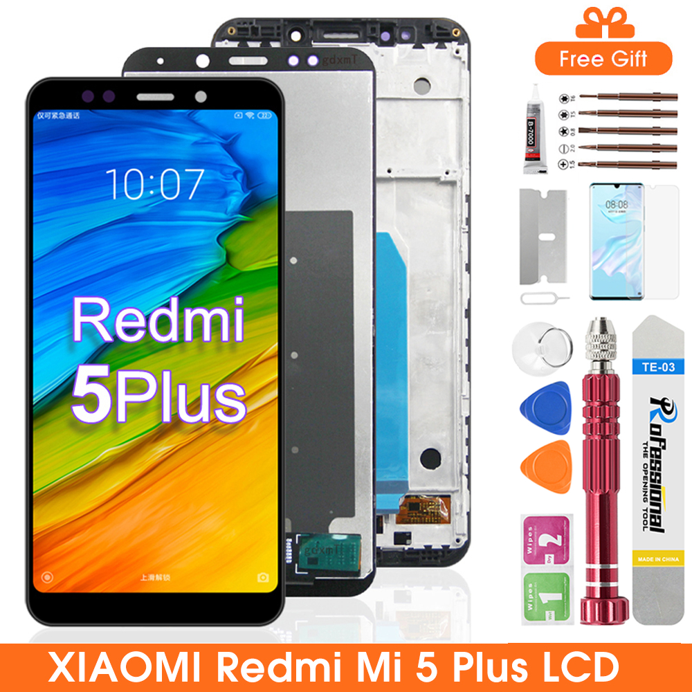 For Xiaomi Redmi 5 Plus LCD Display+Touch Screen For Redmi 5 Plus LCD ...