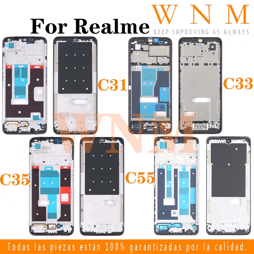 For OPPO Realme C31 C33 C35 C55 screen front middle frame LCD Housing ...