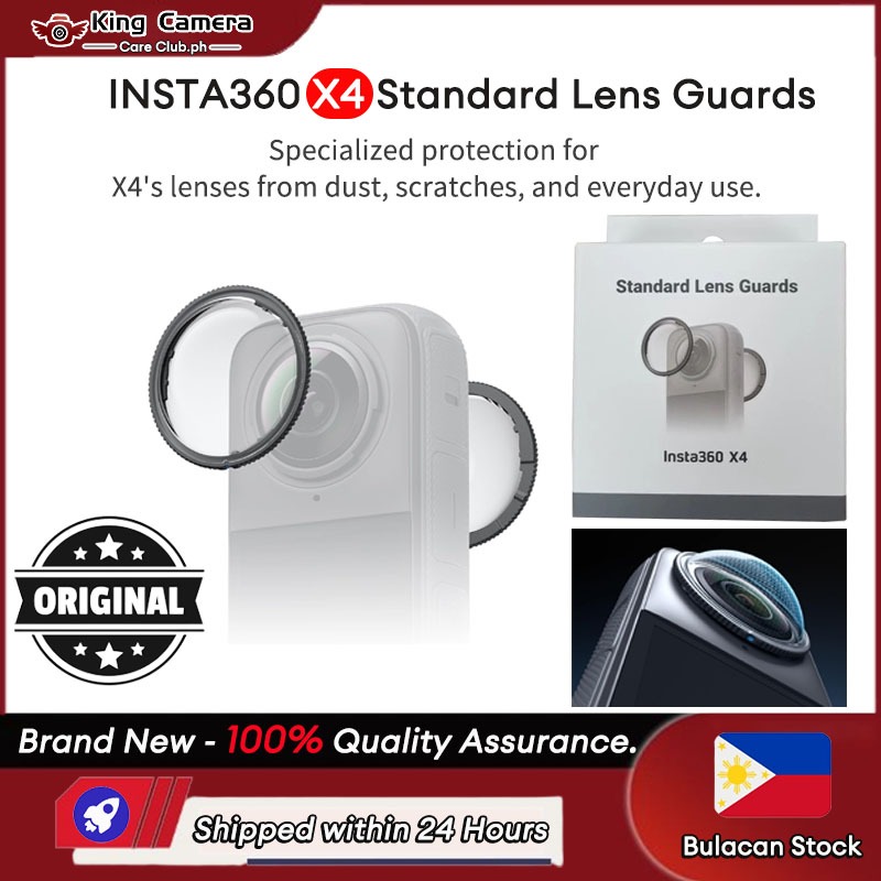 【🇵🇭 Local STOCK】Original INSTA360 X4 Lens Guards Standard Protector ...
