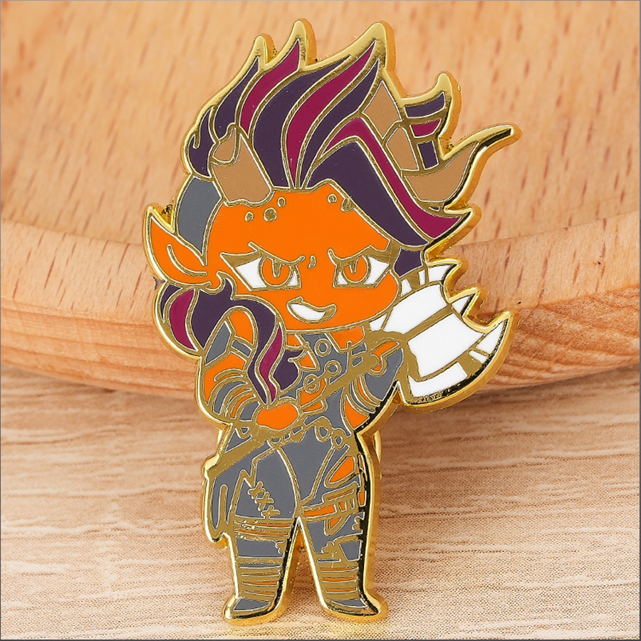 Chibi Kawaii Karlach enamel needle RPG game Baldur's Gate 3 character ...
