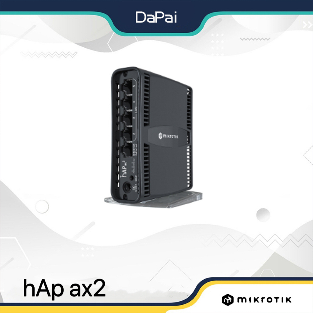 Mikrotik hAP ax2 Gigabit Dual Band WiFi6 ROS Wireless Router C52iG ...