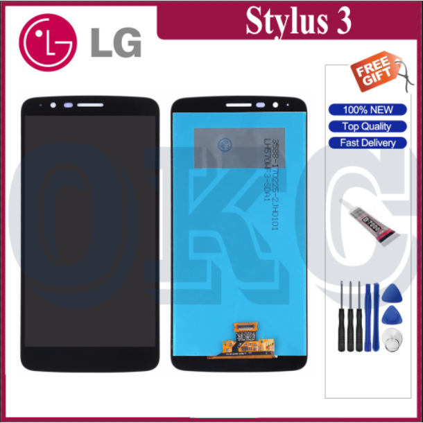 For LG Stylus 3 LS777 LCD with Frame Display Touch Screen Digitizer ...