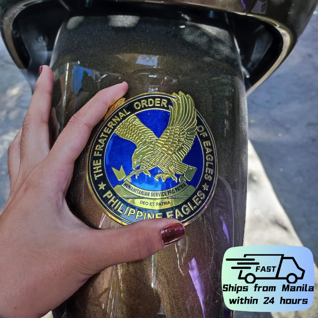 Bendable Car Sticker Fraternal Eagles Kuya Bull Emblem TFOE-PE ...