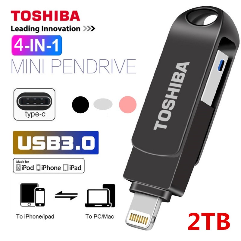 2TB 4-in-1Toshiba USB 3.0 flash drive 1TB 512GB 256GB 128GB 64GB 32GB ...