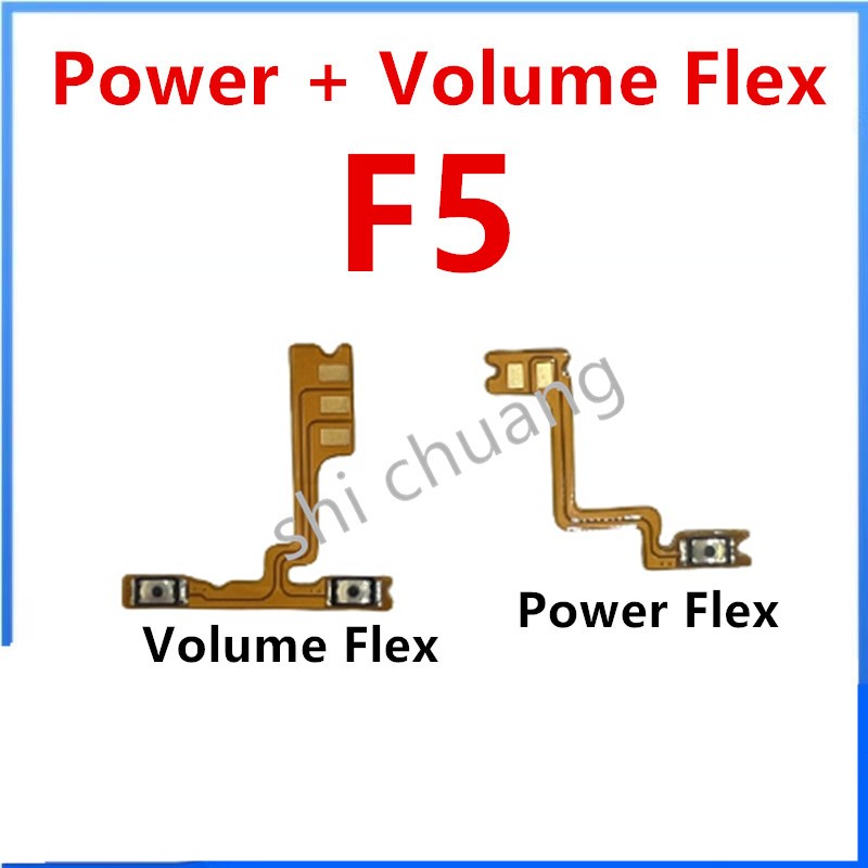 F5Youth Power Volume Button Flex For oppo F5 youth A73 On Off Side Out ...