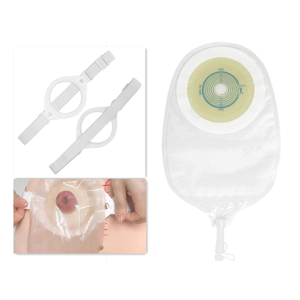 Urostomy Bag with Belt Urine Collection Bag Ostomy Pouch Belt Ostomy ...