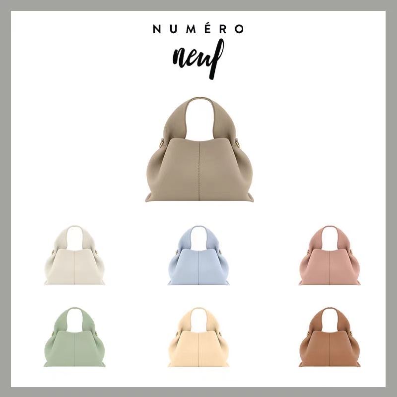Polene-numéro Neuf Shoulder Messenger Bag Fashionable Pleated Cloud Bag ...