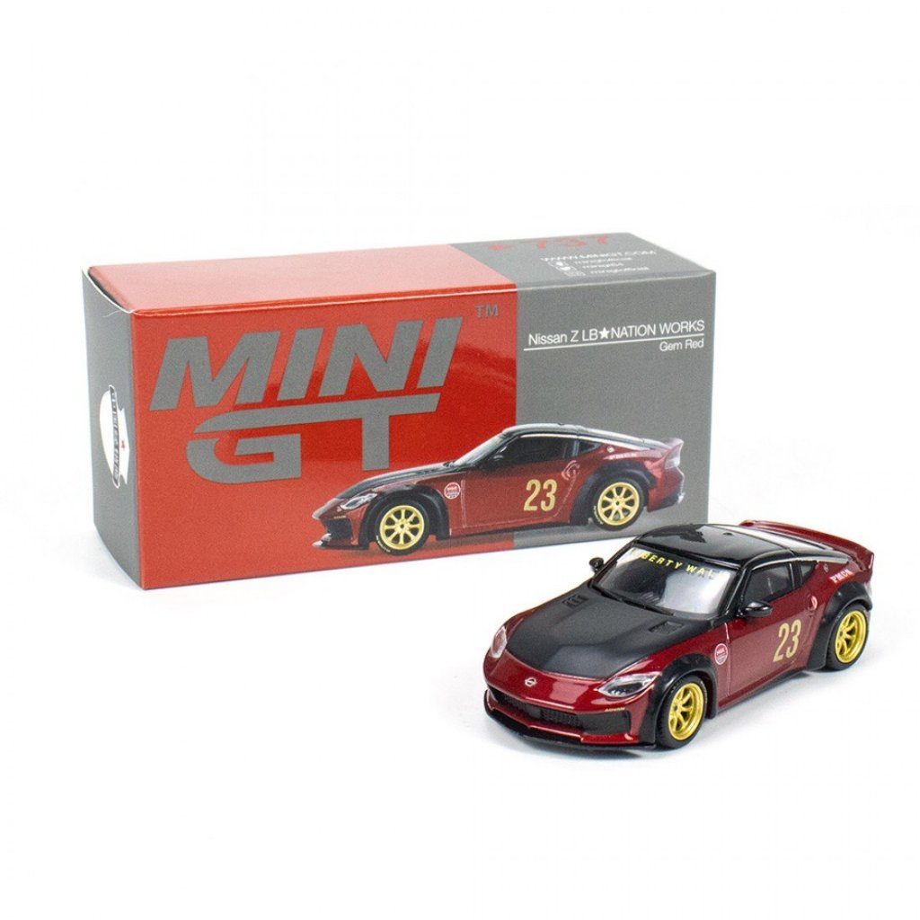 Mini GT MGT00737-book-ENG 737 1/64 NISSAN Z LB NATION WORKS GEM RED LHD ...