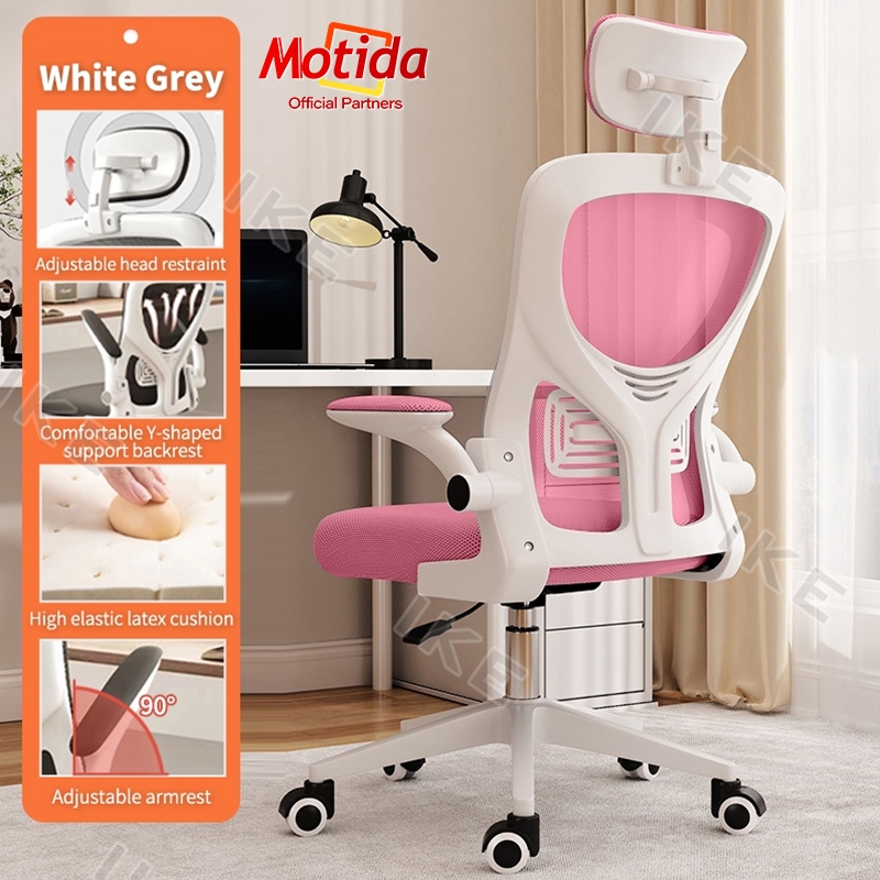 Office chair Korean Style Ergonomics Chair Mesh Chair Computer Chair ...
