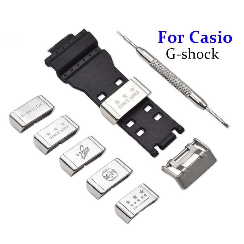18 20mm 22mm Metal Buckle Loop Holder for Casio GSHOCK GA110/400/700 ...