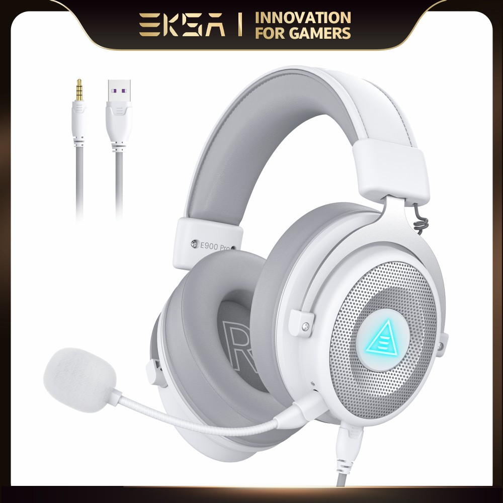 EKSA E900 PRO Upgraded PC Gaming Headphones With Microphone 7.1 Wired headset Gamer for PS4/PS5 ...