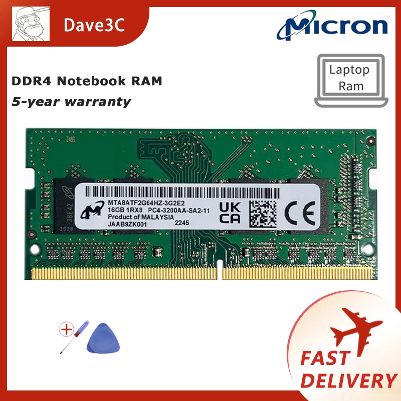 Micron ddr4 Notebook RAM 4gb 8gb 16gb 3200 2666 2400 2133mhz Laptop ...