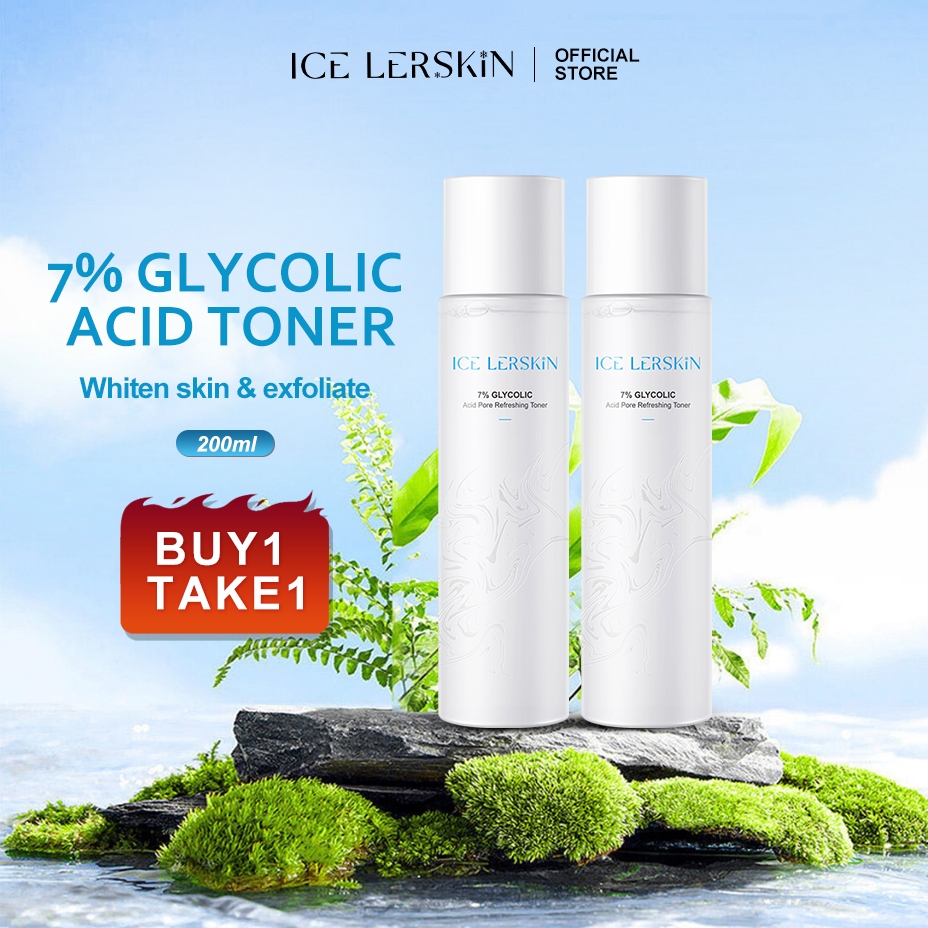 ICE LERSKIN Toner 7% Glycolic Acid Whitening and Exfoliate | Shopee ...
