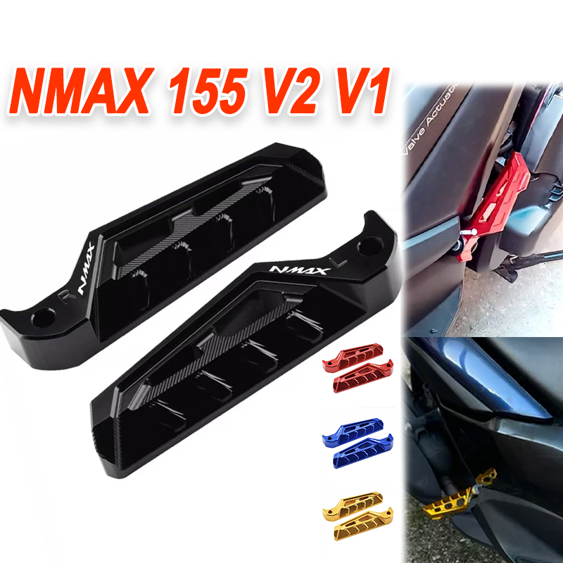 For YAMAHA NMAX 155 NMAX V2 V1 Rear Passenger Footrest Foot Rest Pegs ...