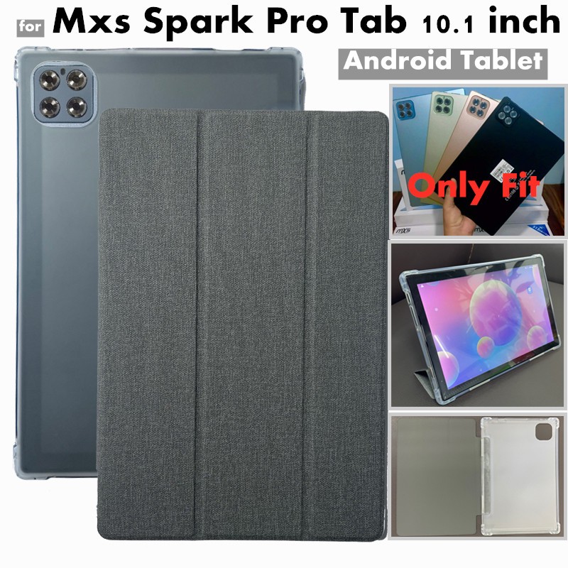 for Mxs Spark Pro Tab 10.1 Inch Faux Leather Flip Case Cover with Stand ...