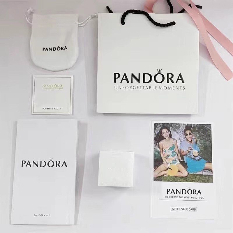pandora Pandora ring box bracelet box bracelet box handbag bag rubbing ...