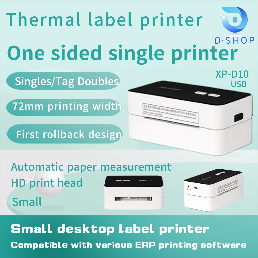 Thermal label printer, express delivery label printer, small portable ...