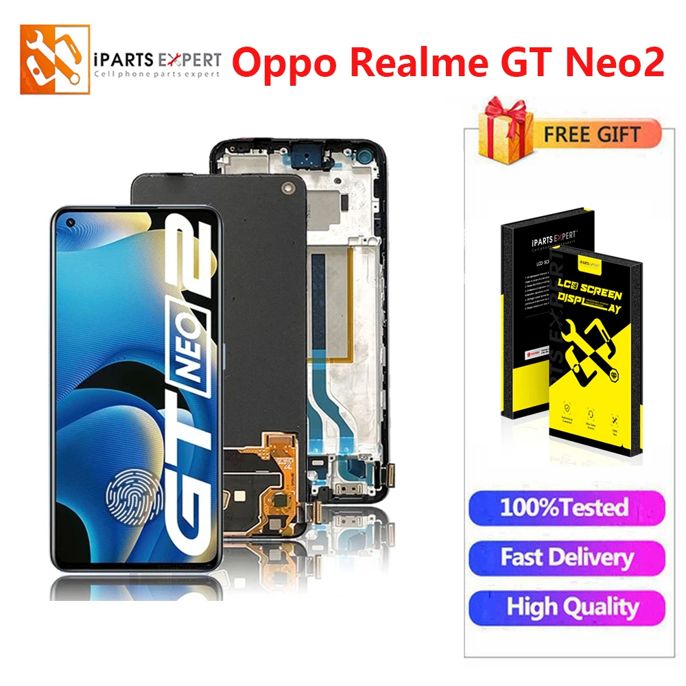 IPARTSEXPERT Original LCD For Oppo Realme GT Neo2 RMX3370 LCD Display Screen+Touch Panel ...