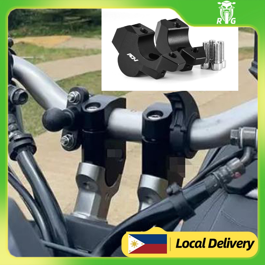 RGMOTOR Motor Handlebar handle bar of lifter/riser For Honda ADV 150 160 ADV150 ADV160 2023 X ...