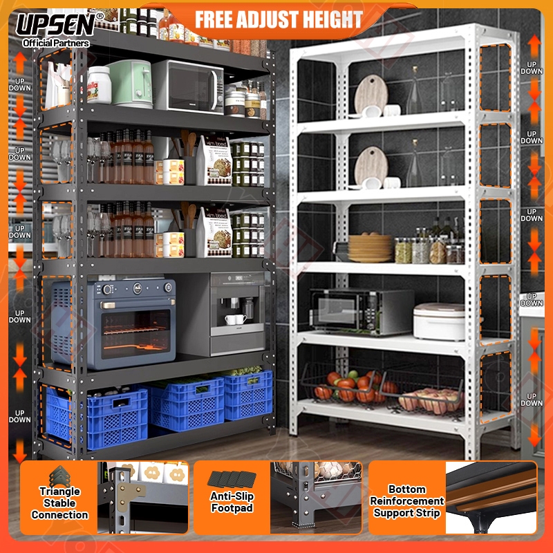 【Super Size】Multilayer 120*40*200cm Metal Rack Boltless Shelves Angle ...