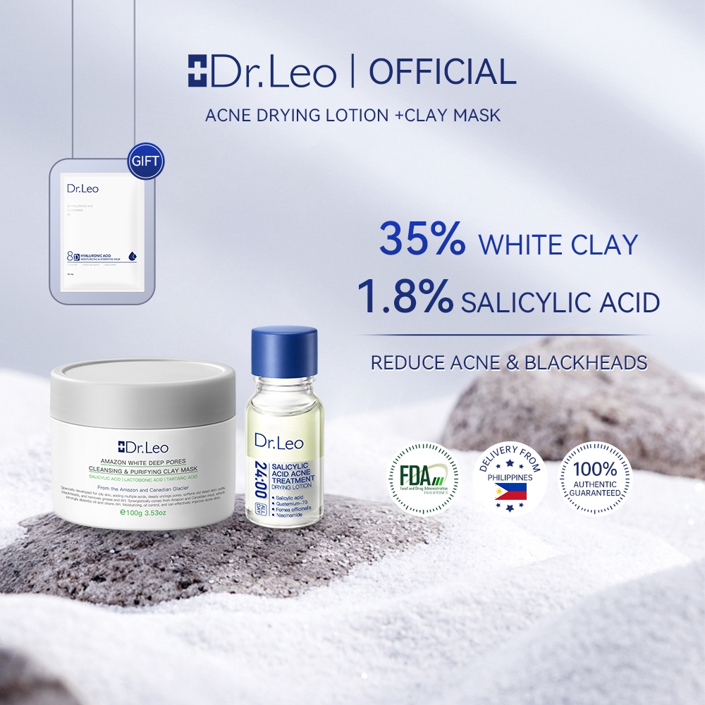 [Dr.Leo Fast Acne Set ]Acne Essence Salicylic Acid Anti-acne Essence ...