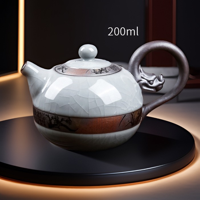 Teapot 200ml-Dragon Ball Tea Set-Geyao Open Piece-Creative Gentleman ...