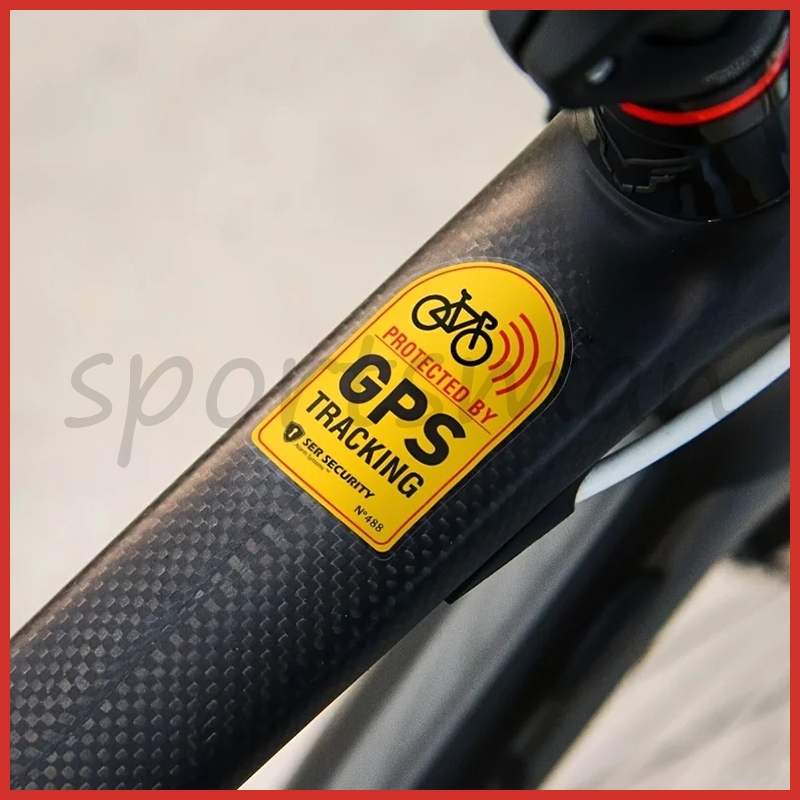 Gps Tracking Alarm Sticker Reflective Bicycle Warning Sticker Anti ...