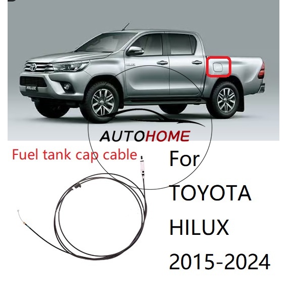 Fuel tank cap cable FOR Toyota hilux 2015 2016 2017 2018 2019 2020 2021 ...