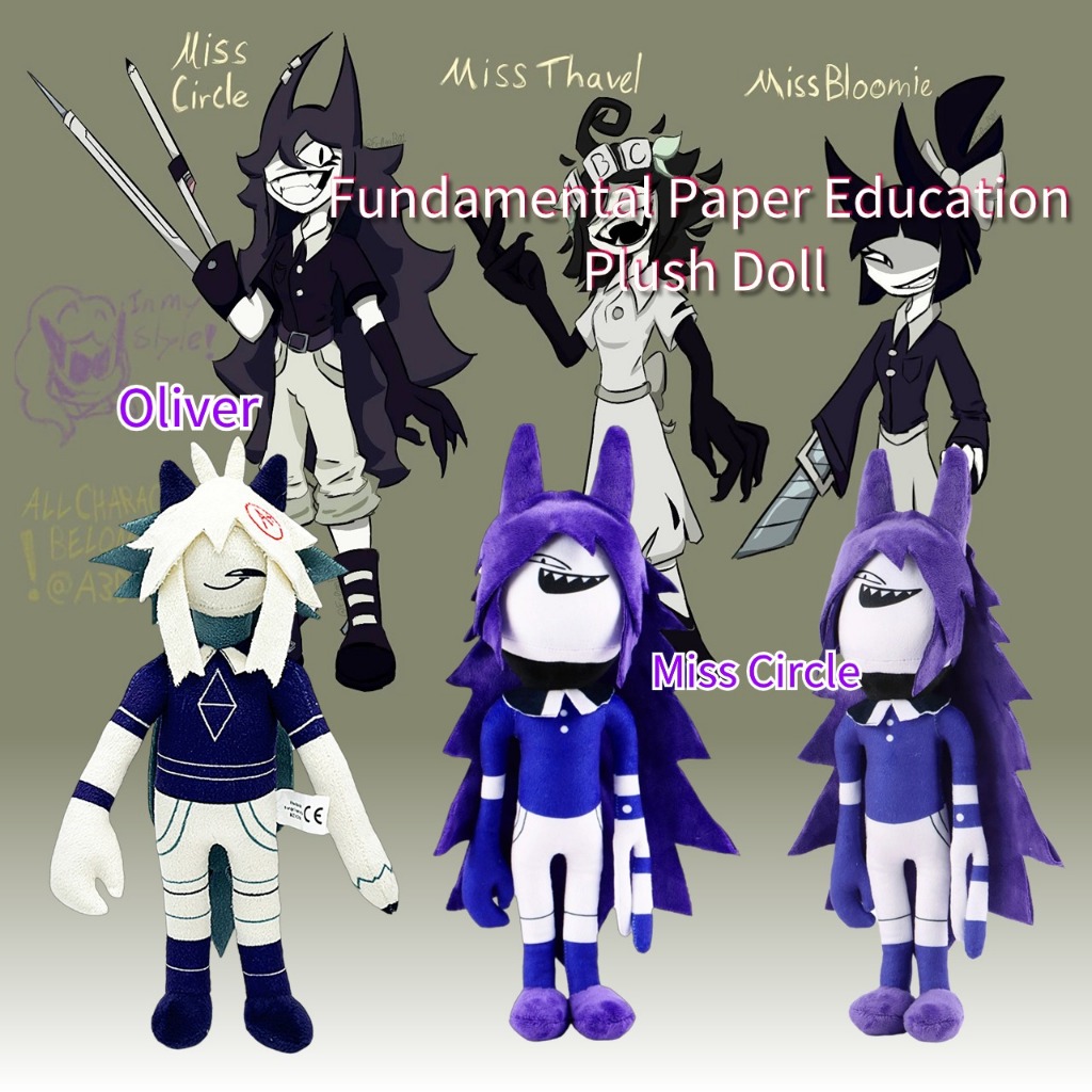 Fundamental Paper Education Anime Character Miss Circle and Oliver ...