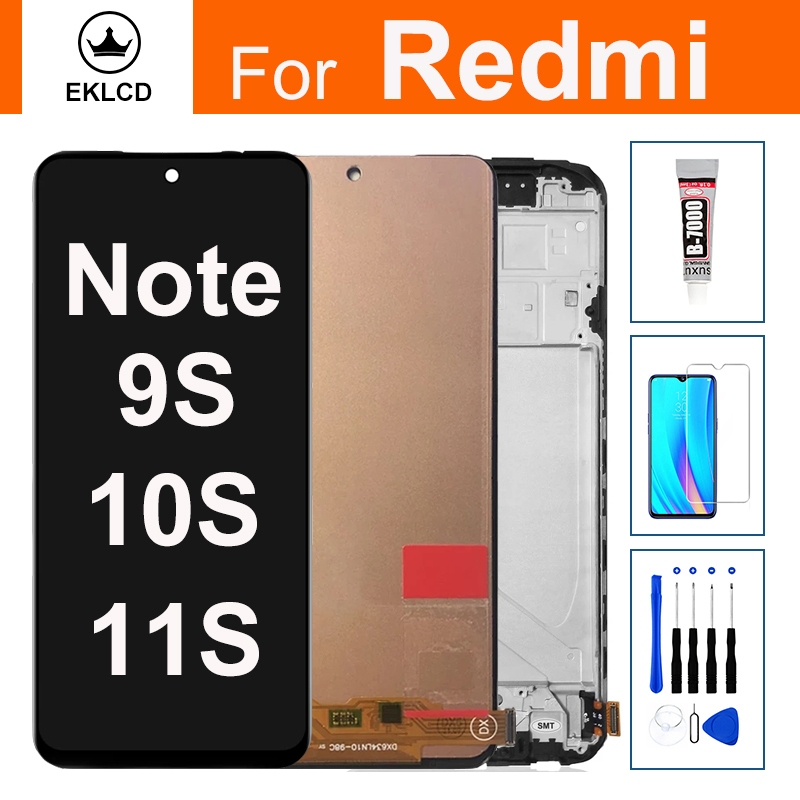 LCD Display For Xiaomi Redmi Note 9S 10S 11S 2201117SG M2003J6A1G ...