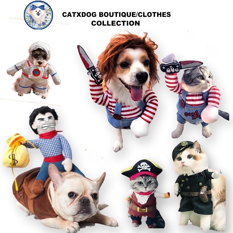 【Yuanzhs Pet】dog chucky costume dog outfit chuckie pet costume ...