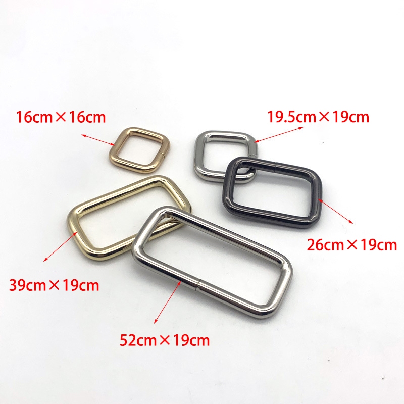 Metal Square Buckle Handmade DIY Leather Bag Hardware Accessories ...