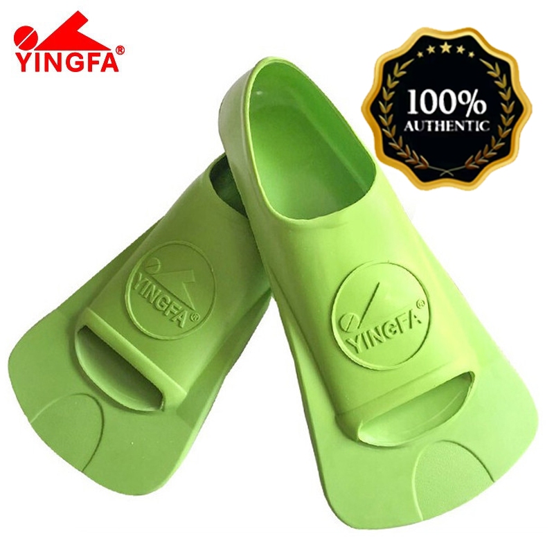 Yingfa Training Professional Silicone Short Flippers Floating Fin ...