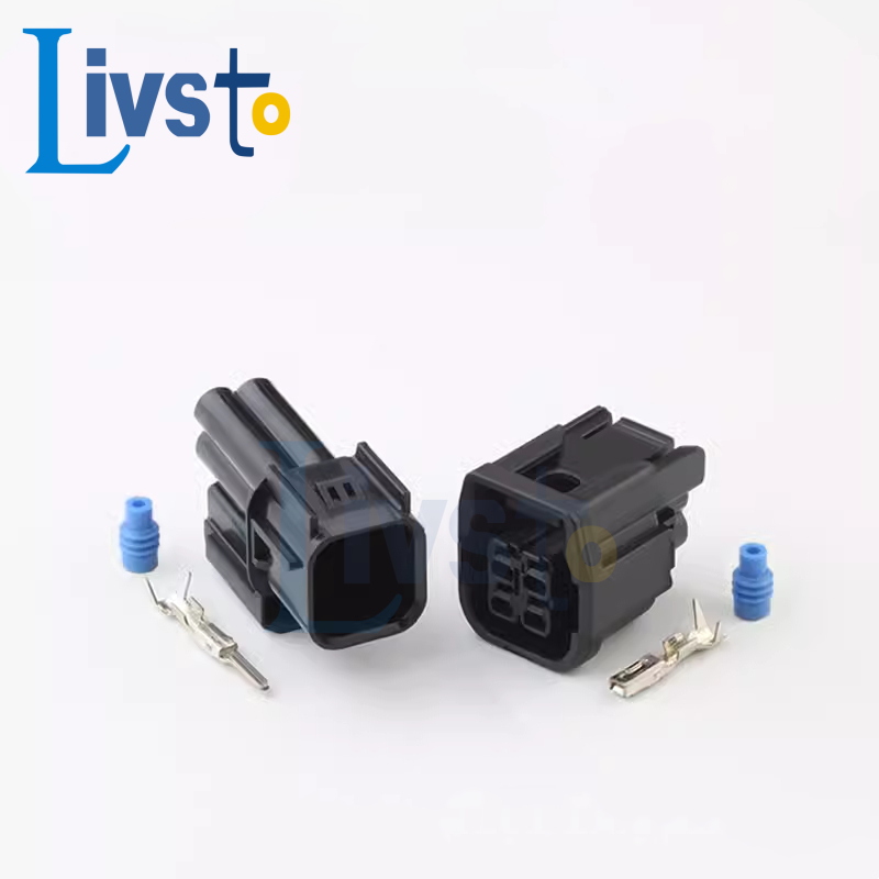 1 Sets 4 pin car waterproof auto connector male and female LED Fog ...