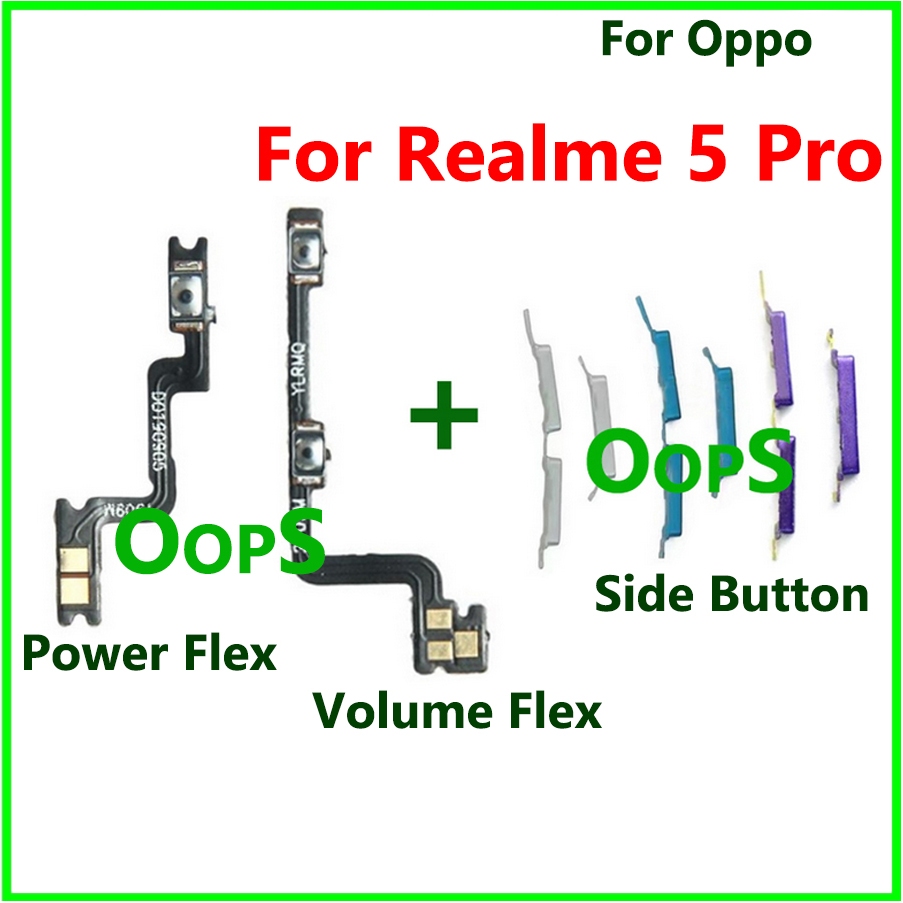 Power Button flex For Oppo Realme 5 Pro Phone On Off Side Volume ...