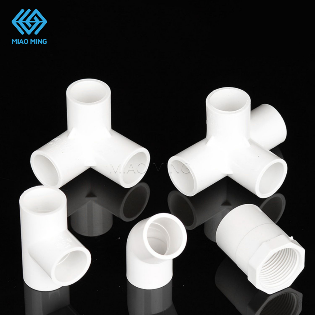 PVC Fitting PVC Pipe Joint Connector 3, 4, 5，6Way Conduit PVC Elbow Socket Elbow Tee End Cap ...