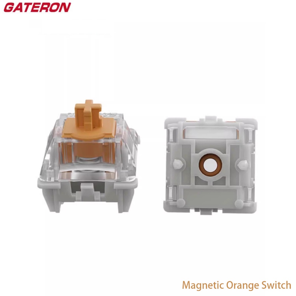 -LW- GATERON Magnetic Orange Switch Dual Track Enhancing Stability Hall ...