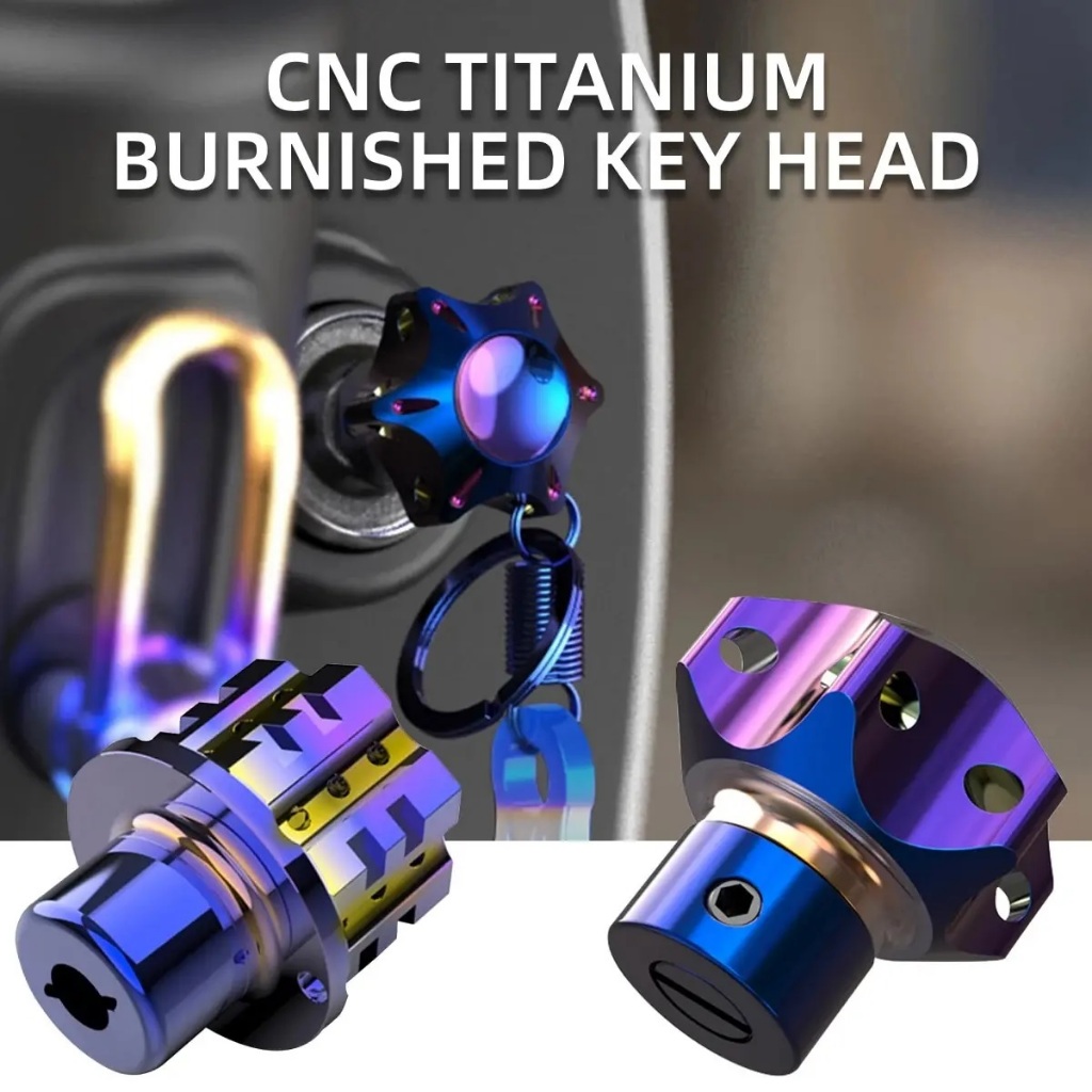 Universal CNC Car Key Head, Motorcycle Titanium Burn, Hexagon Key Bit ...