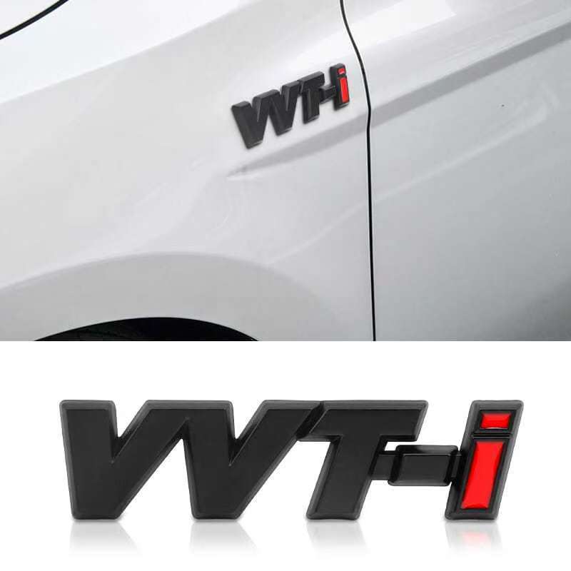 For VVTI Logo Metal Car Sticker For Toyota Vios hilux Innova Fortuner ...