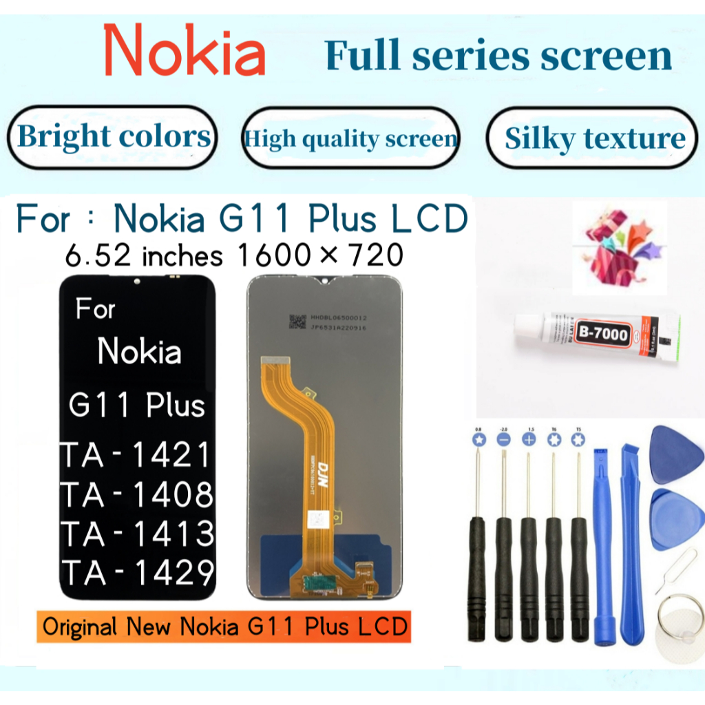 Original Brand New Nokia LCD Suitable For G11 Plus Display TA-1421 TA ...