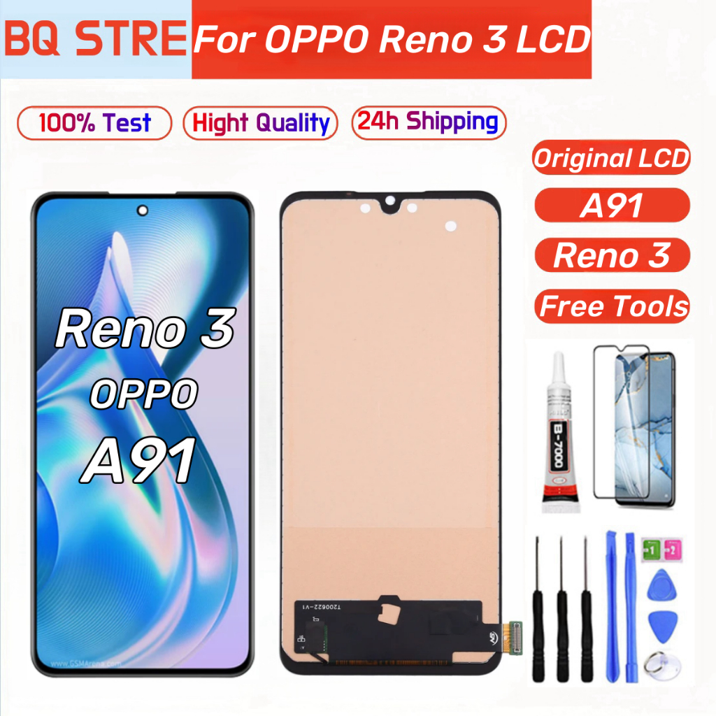 OPPO Reno 3 LCD Display Screen assembly replacement | Shopee Philippines