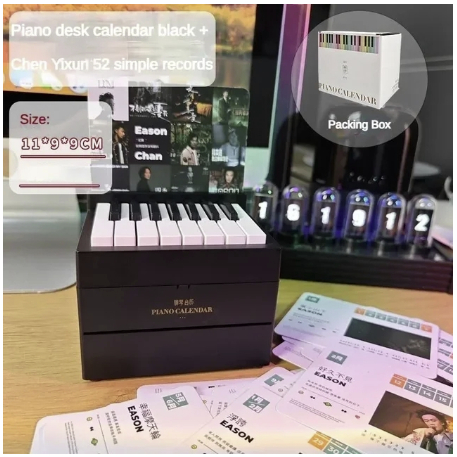 Ready Stock 2025 Mini Piano Calendar Playable Jay Chou Desk Calendar ...