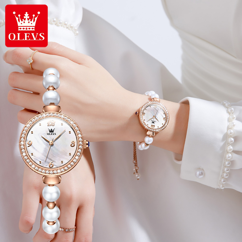 OLEVS Watch For Women Relo Waterproof Original Quartz Stainless Steel ...