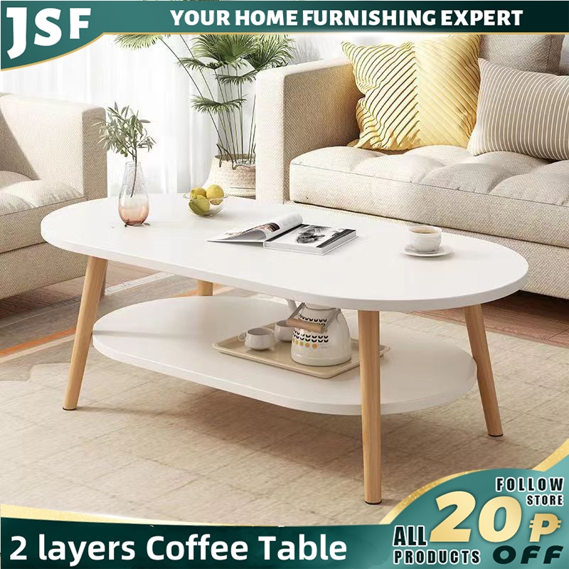⭐Ready Stock⭐Sofa Table 2 layers Coffee Table Tea Desk Center Table ...