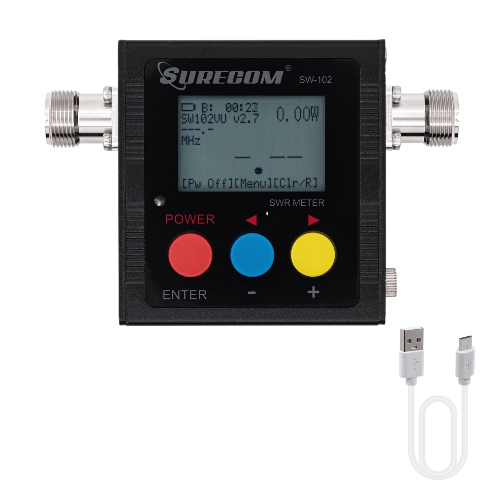 Surecom SW-102S Digital VHF/UHF 125-525Mhz SO239 Connector Power & SWR ...