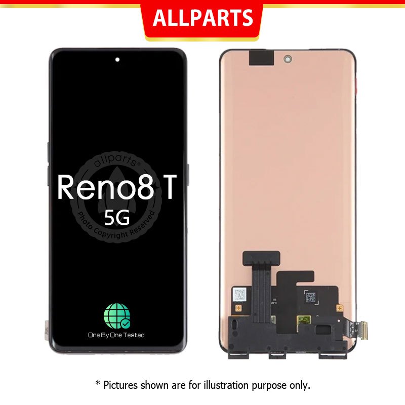ALLPARTS OLED Display for OPPO Reno8 T 5G 8T LCD Touch Screen Digitizer ...