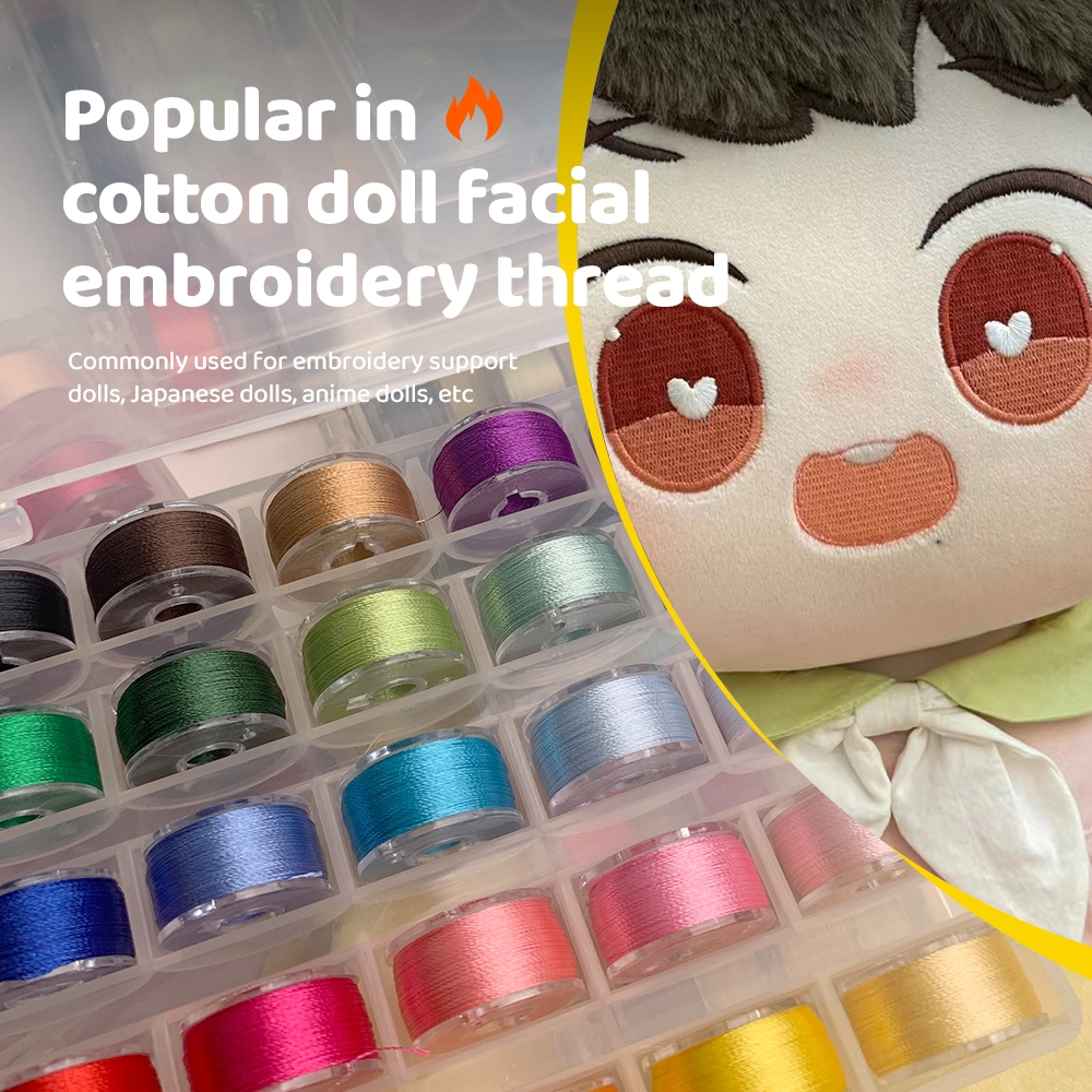 Sewing 25 Colors Embroidery Thread Cross Stitch Thread Set Suitable For ...